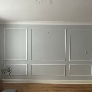 Wall Molding Package Ready to Assemble, Pre-cut Factory Primed, Nested ...