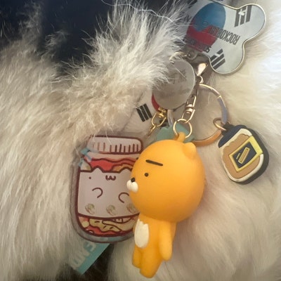 Negi Green Onion Keychain Asian Food Grocery Cute Art Charm Japanese ...