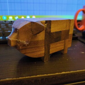 Oliver String Wooden Puzzle Brain Teaser - Etsy