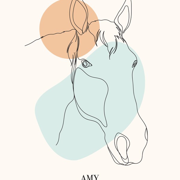 Custom One Line Self Portrait Drawing, Line Art Drawing, One Line ...