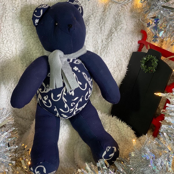 Memory Bear With Voice Recorded, Memory Bear, Keepsake, Stuffed Animal ...