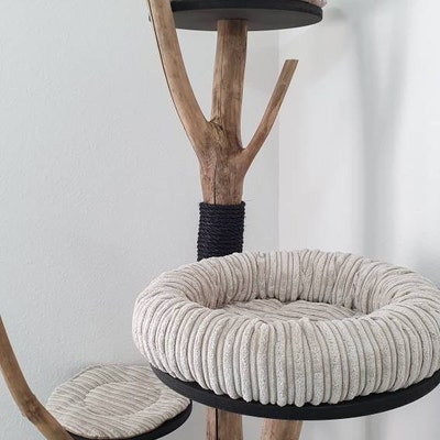 KHAKI GREEN Cuddle Fleece 6/7pc Cat Tree Bed Replacement Set to Fit in ...