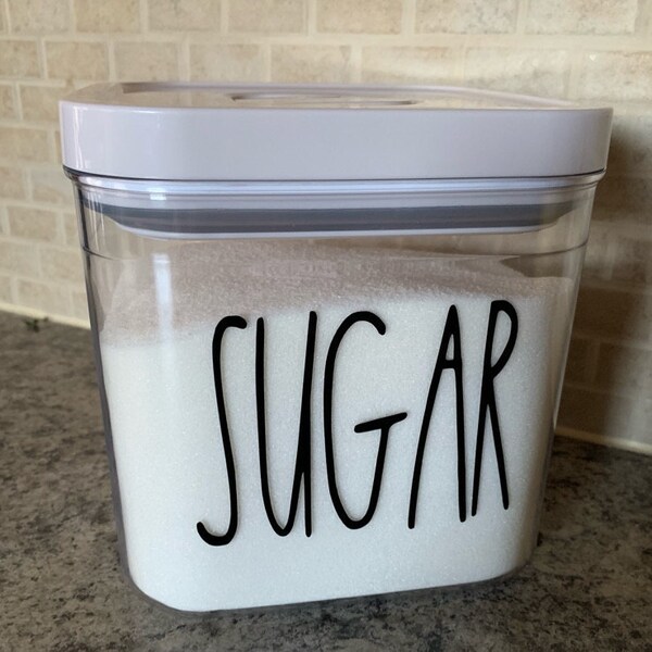 Custom Rae Dunn Inspired Vinyl 3" Decals-canister Labels-farmhouse ...