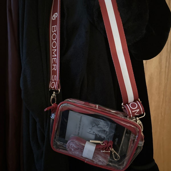 Tennessee Clear Purse With Strap / GO Vols-licensed / Canvas / Tailgate ...