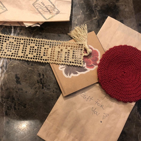 PDF Filet Crochet Runner Autumn Leaves Pattern, Home Decor for ...