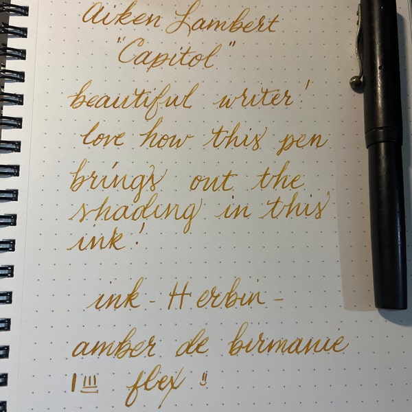 Blue Demi Skyline GF Cap / 1940’s Vintage Fountain Pen / MFS 3 Flex to ...