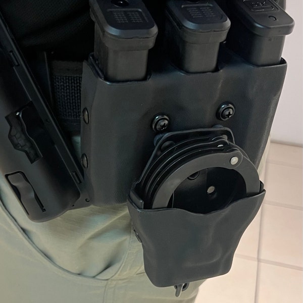 Triple Magazine With Handcuff COMBO-ES® System-triple Threat Three ...