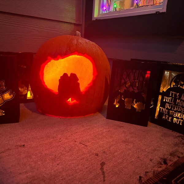 The Addams Family Pumpkin Carving Patterns - Printable PDF - Etsy