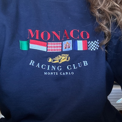 Monaco Racing Club Monte Carlo Hoodie, Monaco Sweatshirt, Monaco Hoodie ...