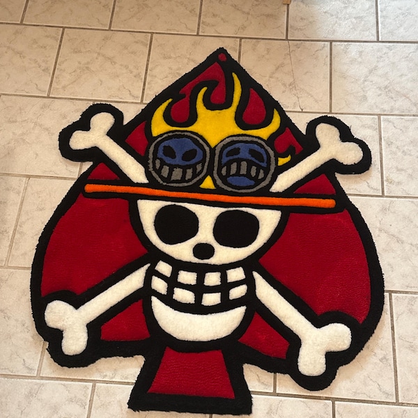 M.T.O Luffy Flag Custom Tufted Rug - Etsy
