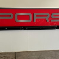 New Porsche Logo 3D Sign for Man Cave, Home Decoration, Porsche Gift ...