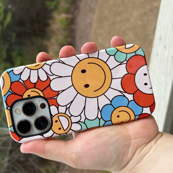 Hardcover Journal - Groovy Retro 60s 70s Flower Power Pattern - Daily ...
