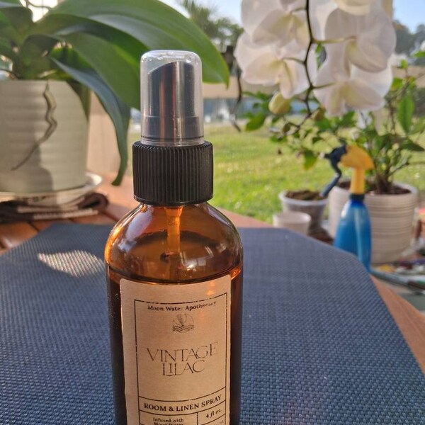 LAVENDER Reed Diffuser – Real Lavender Oil Home Fragrance Moon Water ...