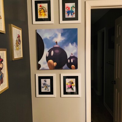 Bob-omb Battlefield Mario 64 50x50 Cm - Etsy