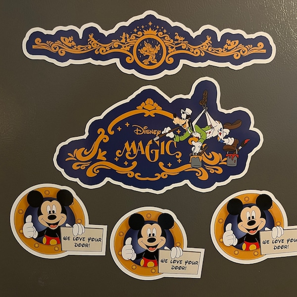 Disney Magic Inspired Goofy Painting DCL Magnets for Disney Cruise Line ...