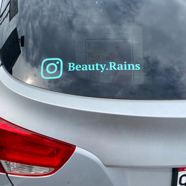 Instagram Car Decal - 10" Wide - Instagram Decal - Instagram Window ...