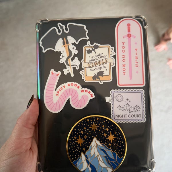 Shadow Daddy Heart Sticker, Romantasy Kindle Sticker, ACOTAR Sticker ...