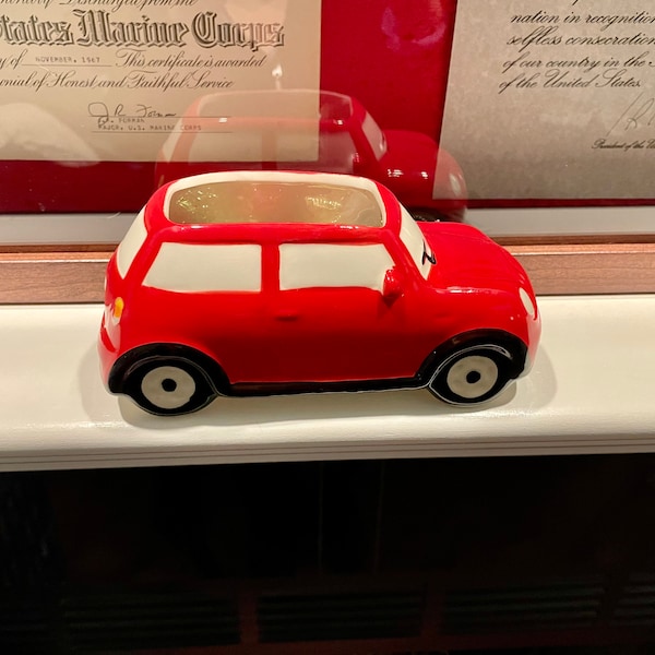 Ceramic Mini Cooper Plant Potters - Etsy