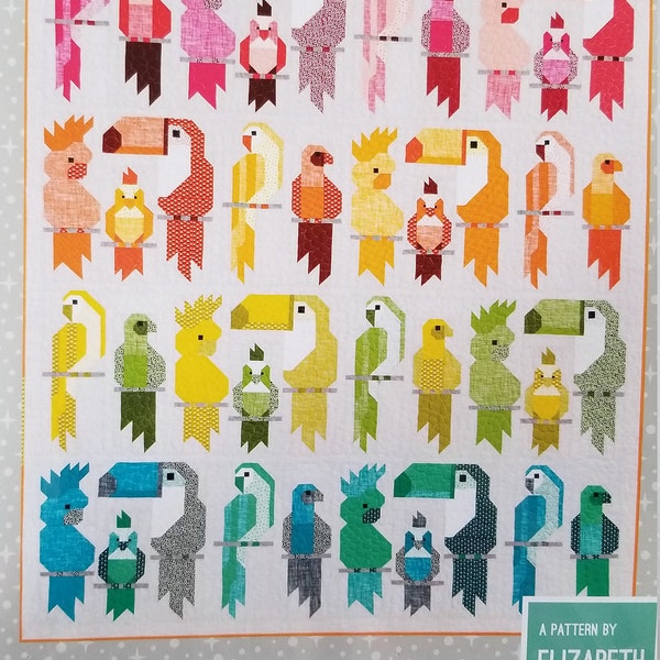 Pretty Birds *tropical Birds Sampler Quilt Pattern - Updated* By ...