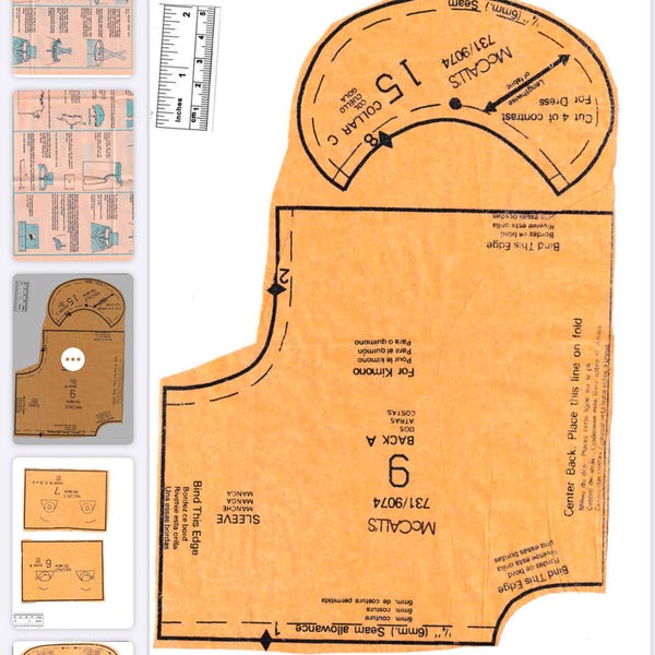 Butterick 5752 - PDF Pattern - Etsy