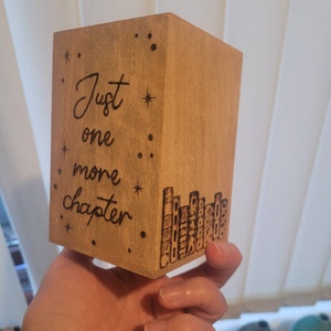 To Be Read Wooden Crate Hand Painted Wood Box Storage for Books Gifts ...