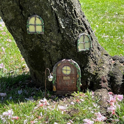 Fairy Door and Windows for Trees Glow in the Dark Super - Etsy