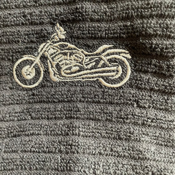 Motorcycle Embroidery Design: Machine Embroidery Pattern (instant ...