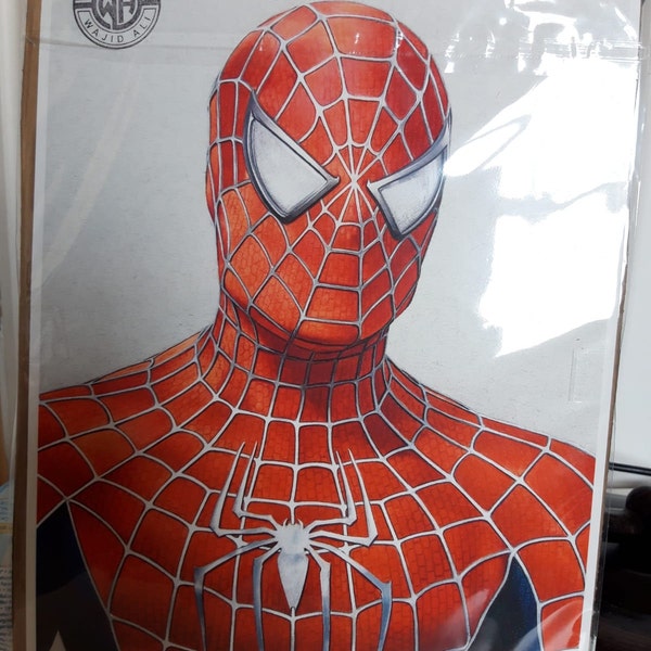 Sam Raimi's Spider-man Drawing A3 LIMITED EDITION Giclée Print Artology ...