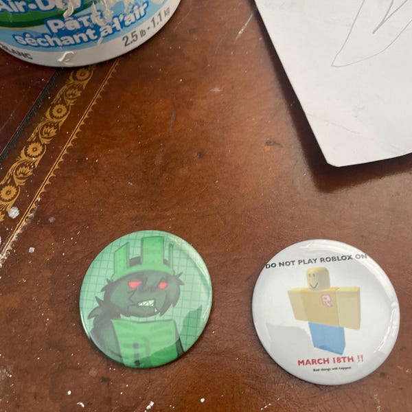 Roblox MYTH Pin Back Buttons - John Doe, Guest666, 1x1x1x1 - Etsy