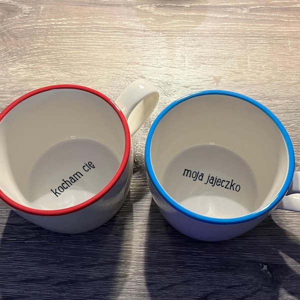 Bespoke Personalised Hidden Message Mug, Secret Message Cup ...