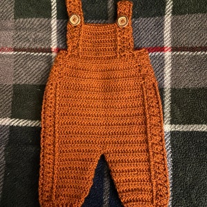 Crochet Pattern Baby Overalls Newborn to 24 Months | Etsy