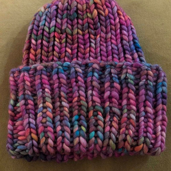 Malabrigo Rasta in Color Diana, Super Bulky Merino Wool Knitting Yarn ...