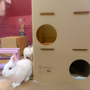 The Castle Corrugated Cardboard Castle for Bunny Rabbits & Cats - Etsy UK
