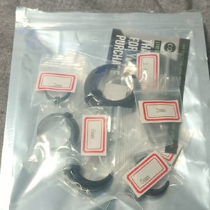 Septum Stretching Kit Black Acrylic Pincher Kit Septum & Ear Gauging ...