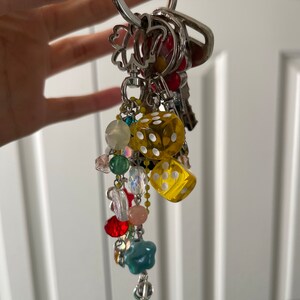 Dice Keychain Translucent Dice Neon Dice Bunco Gift Poker - Etsy