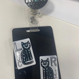 Black Holographic Chunky Glitter Badge Buddy, Rad Tech, Xray Tech, Ct ...