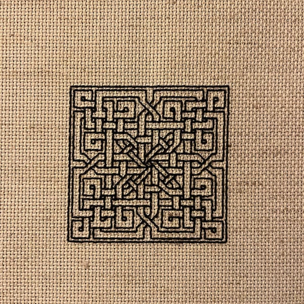 Blackwork Lace5– Blackwork Pattern, Needlepoint Pattern Digital – PDF ...
