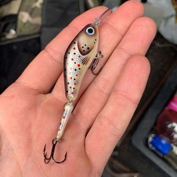 Smal Jointed Wooden Fishing Lure - Etsy