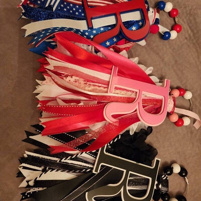 Bogg Bag Tassel and Charm, Bookbag Tag, Diaper Bag Tag, Custom Colors ...