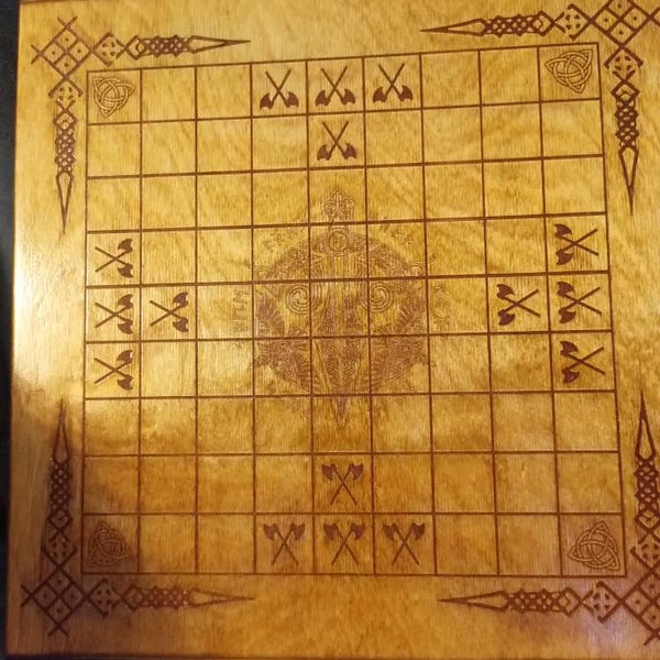 Fidchell | Ancient Celtic Irish Board Game | New Pieces - Etsy