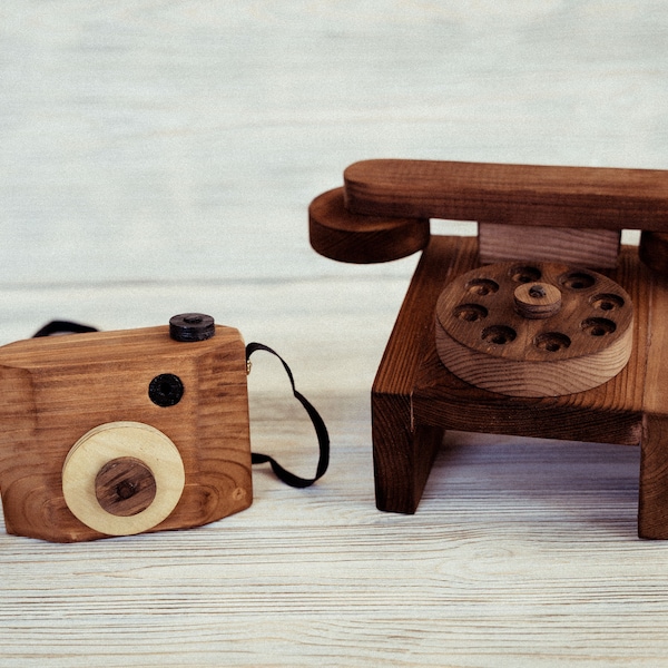 Wood Camera Photography Prop, Toddlers Baby Photo Session, Wooden Toy ...