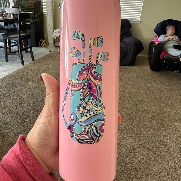 Golf Gift for Women, Golf Tumbler 20oz, Personalized Golf Tumbler, Iced ...