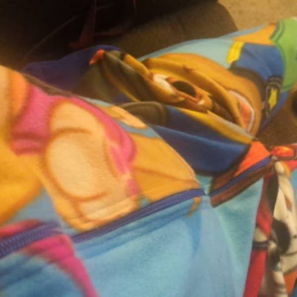 Plush Brown Sherpa Fleece Double Locking Sleepsack With Mitten Hands - Etsy