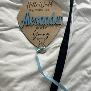 Baby Pregnancy Announcement Sign, Baby Scan Wooden Sign, Due Date ...