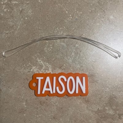 Personalized Acrylic Tag Name Tag Custom Name Tag Modern Name Tag ...