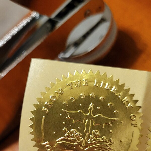 Personalized Book Embosser,custom Book Embosser,from the Library of ...