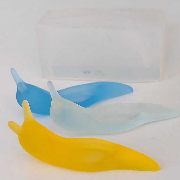 Mould for Resin Snail Slug 48 X 20 Mm Transparent Silicone Mould, Snail ...