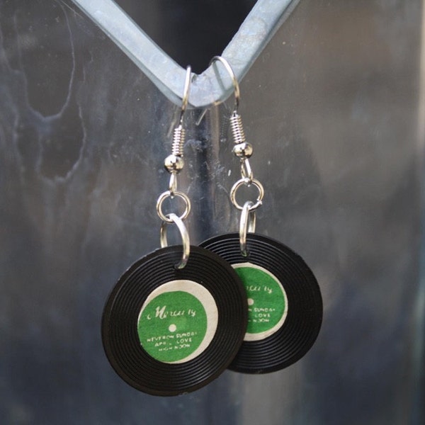 Vintage Record Charms 10, Miniature 45 RPM Records, Retro Plastic 1970s ...