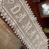 Filet Crochet Family Heirloom Name Doily - Pattern - Etsy