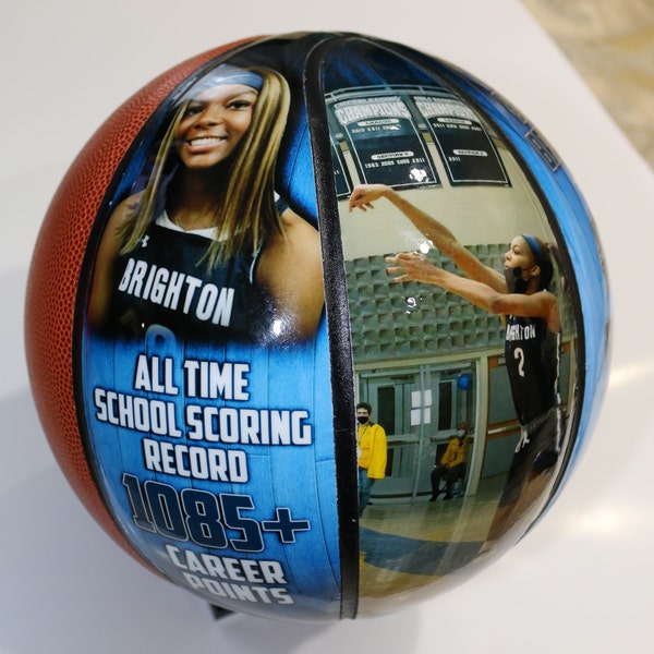Custom Made Basketball-senior Basketball Gift, Athletic Achievement ...